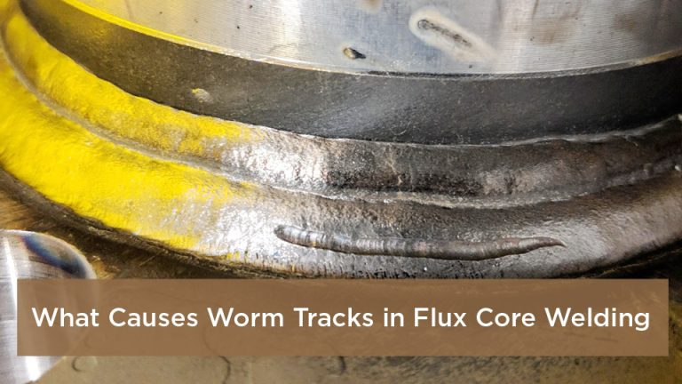 Why I Get Worm Tracks in Flux Core Welding