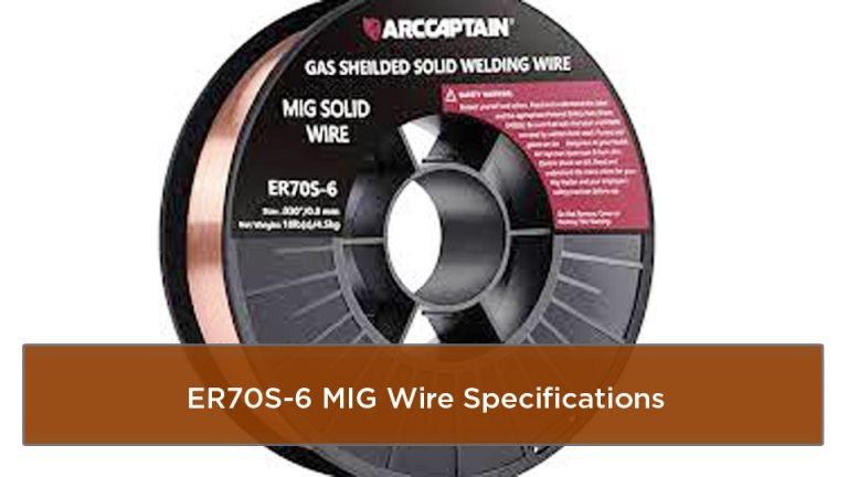 ER70S-6 MIG Wire Specifications and How I Dial It In